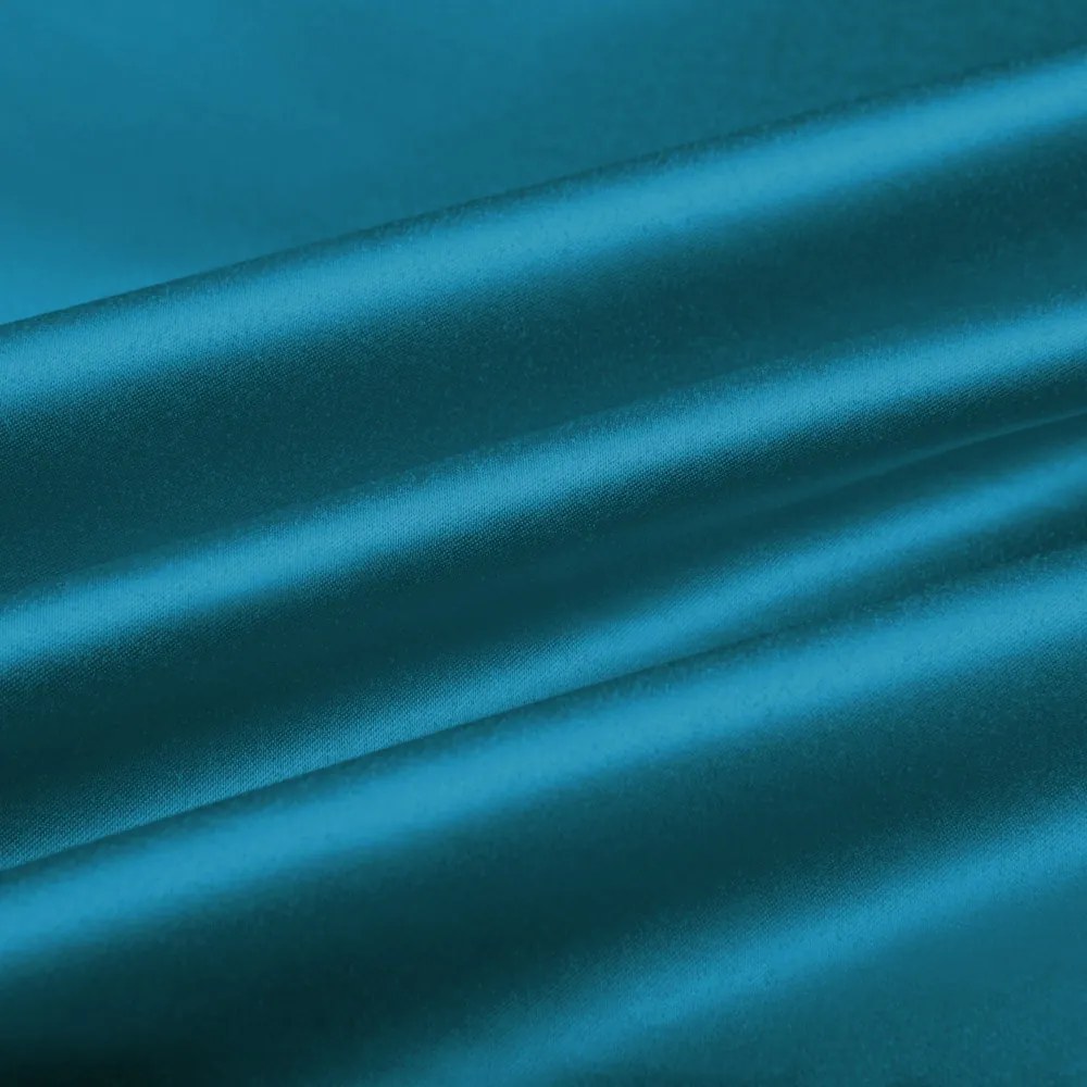 Biante Saténový obdélníkový ubrus polyesterový Satén LUX-021 Petrolejově modrý 140x200 cm