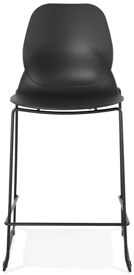 Kokoon Design Barová židle Ziggy Mini Barva: černá/chrom