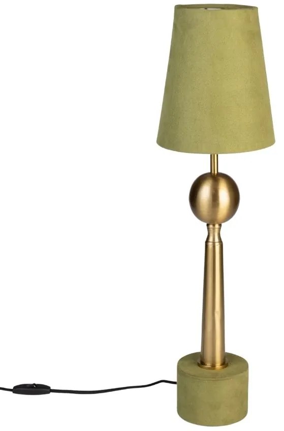 OnaDnes -20% Zelená látková stolní lampa Bold Monkey Trophy For Your Goal