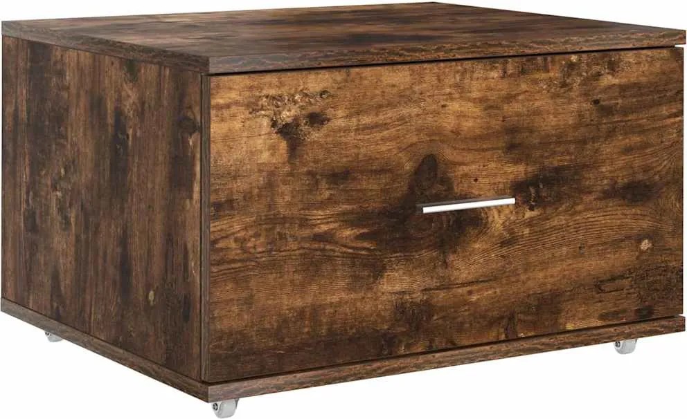 Stůl Kouřový dub Kompozitní dřevo 131,5 x 50 x 106,5 cm 3337269