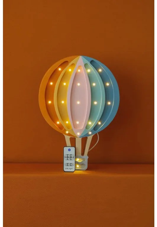 Little Lights Lampa Hot Air Baloon Retro Rainbow