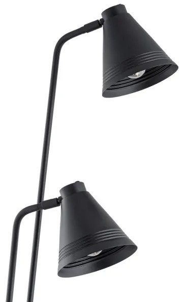 Argon 7077 - Stojací lampa AVALONE 2xE27/15W/230V černá