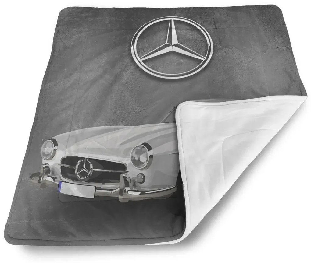 Sablio Deka pro miminko Mercedes-Benz 300 SL Šedé pozadí - 90x120 cm