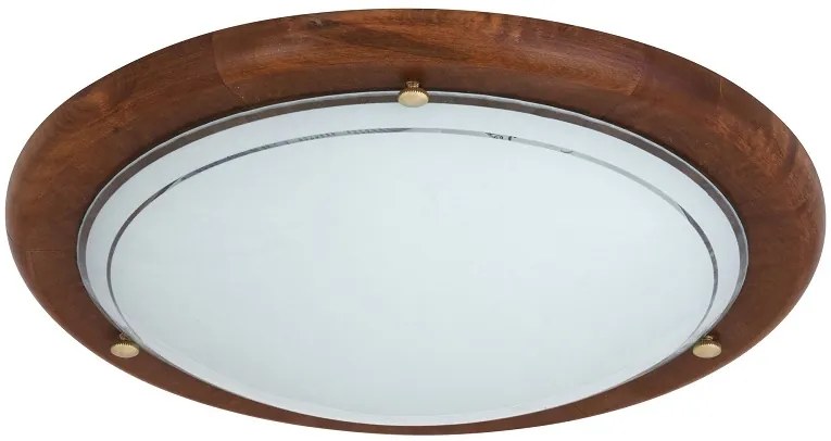 Rabalux UFON přisazené svítidlo max. 2x60W | E27 | IP20 - tmavé dřevo