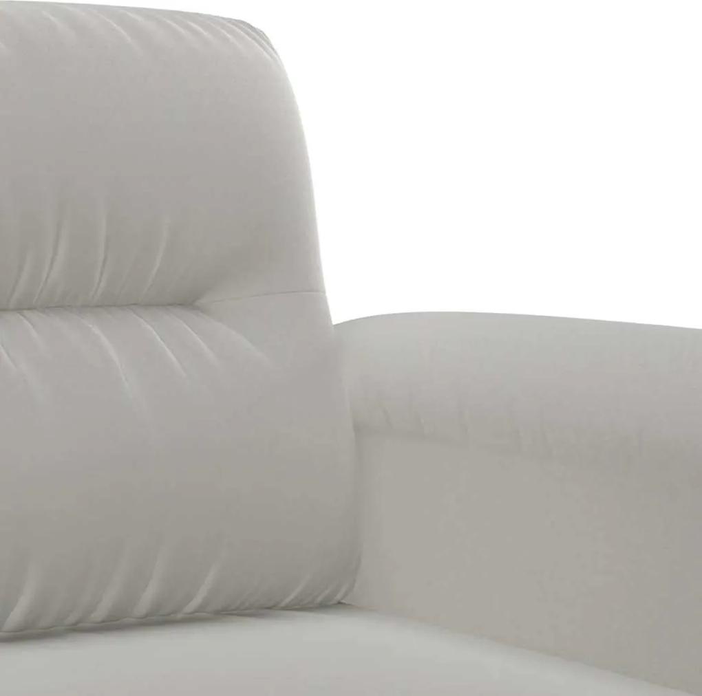 vidaXL 3dílná sedací souprava s poduškami tkanina z mikrovlákna [3202291] Barva: Černá