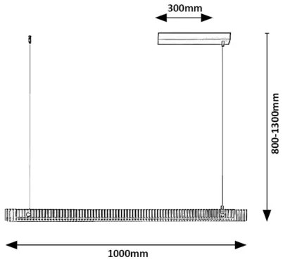 Rabalux 72214 - LED Lustr na lanku CITAL LED/36W/230V 3000K