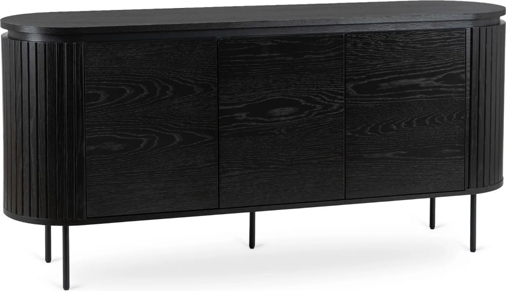 Komoda Beck 160 cm černá