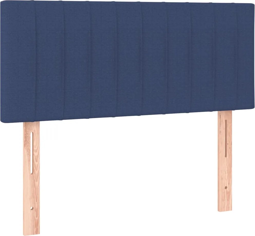 Box spring postel s matrací černá 120x190 cm textil 3269743