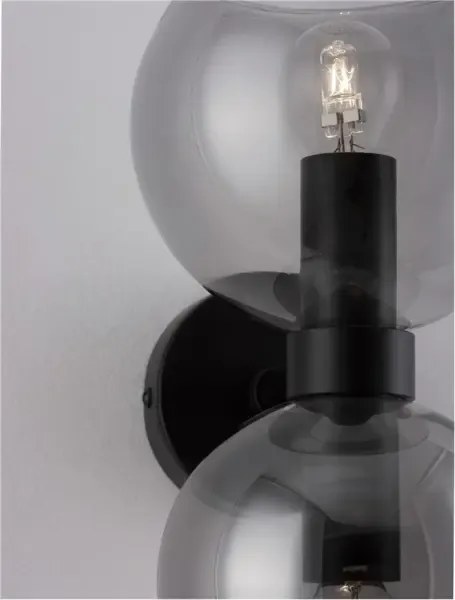 Designové nástěnné svítidlo Palmer 15 černé