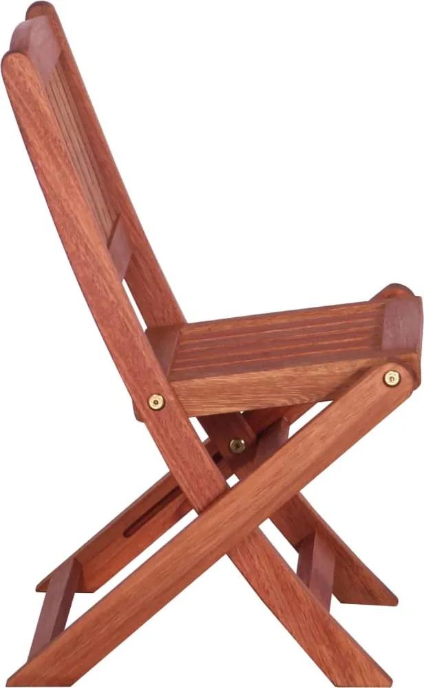 vidaXL Dětské jídelní židle 2 ks masivní eukalyptové dřevo [45583]