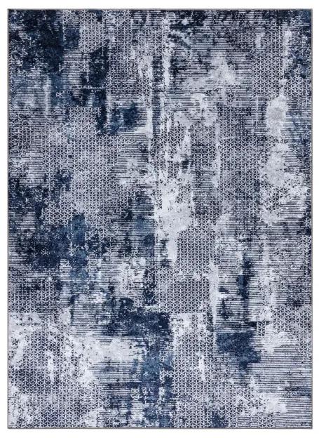 Koberec MIRO 51924.805 abstraktní, šedý / modrý