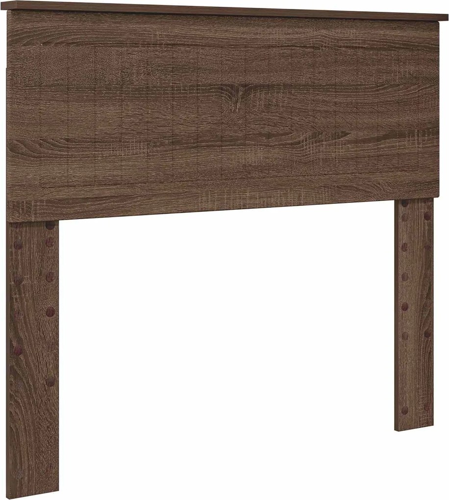 Rám postele se zásuvkou Hnědý dub 100 x 200 cm Inženýrské dřevo 3410741