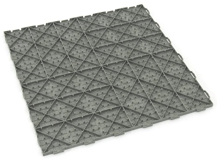 Plastová dlažba Linea Marte 56,3 x 56,3 x 1,3 cm, světle šedá