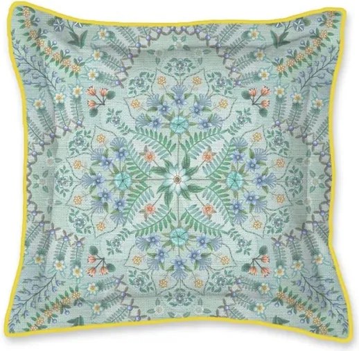 Pip Studio polštář Alfombra Light Blue 45x45cm, světle modrý (Dekorační polštář s výplní)