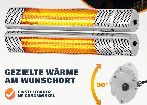 Infrazářič MZH2000 černý 2000W