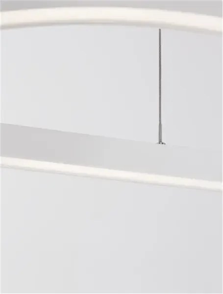 LED lustr Cuppe 120 bílé