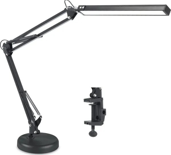 Brilagi - LED Stmívatelná stolní lampa 2v1 USB VARIO LED/14W/5V 3000-6000K černá