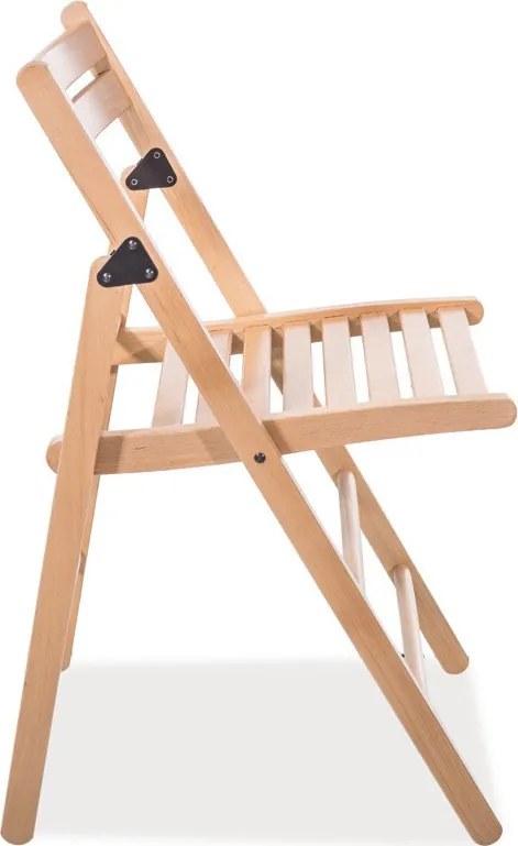 Casarredo - Komfort nábytek Dřevěná skládací židle SMART II, tmavý ořech