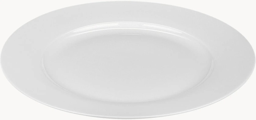 Sada porcelánových mělkých talířů Basic, 4 díly