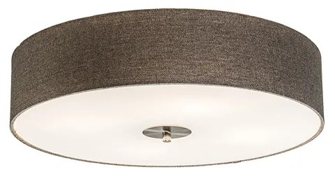Rustikální stropní svítidlo taupe 50 cm - Drum Jute