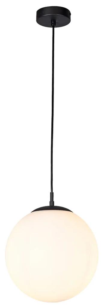 Smarter 01-3154 závěsné svítidlo Bowling, pískově černé, 1xE14, ø25cm