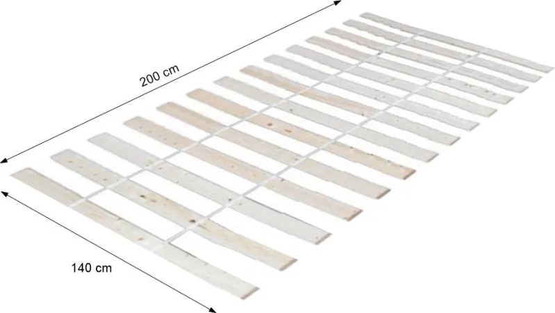 Rolovaný rošt, 140x200 cm, PLAZA Kondela 03015226