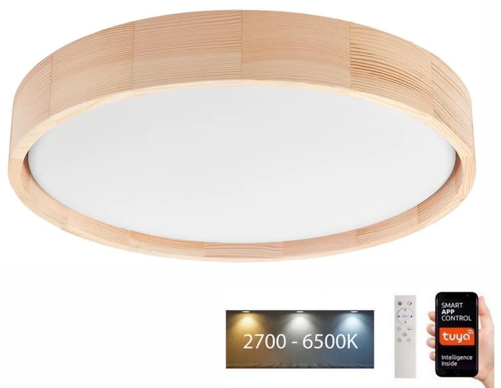 Brilagi - LED Stropní svítidlo MANAROLA SMART LED/24W/230V + DO Tuya