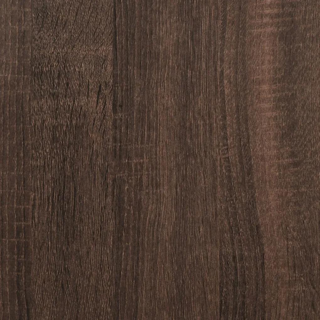 vidaXL 2dílná koupelnová sestava kompozitní dřevo [3214343] Barva: kouřový dub