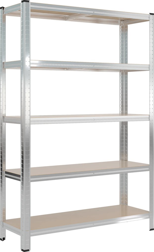 Dílenský regál Wiltec – 120 × 40 × 180 cm, 875 kg (64372)