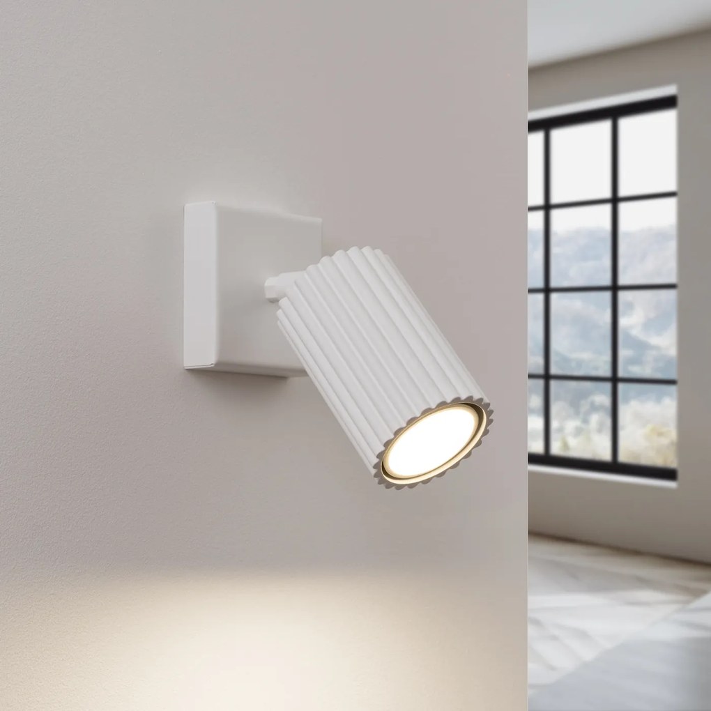 Sollux Lighting Nástěnné svítidlo KARBON bílé