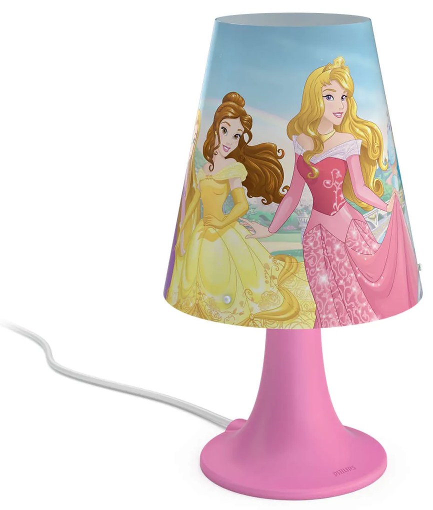 PHILIPS Disney 71795/28/16 dětská stolní LED lampička Princess 1x2,3W 2700K