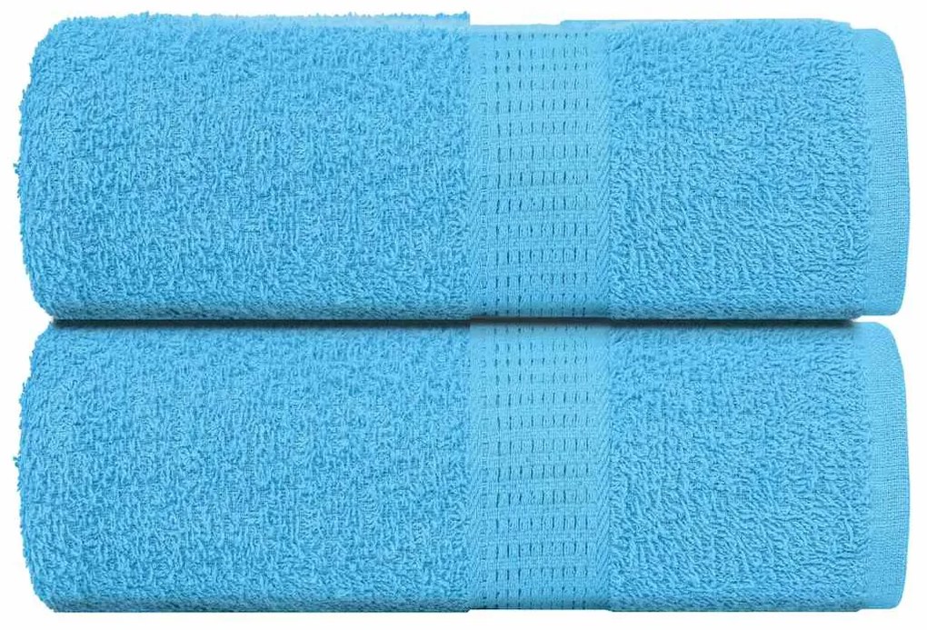 Ručníky pro hosty FROGN 2 ks tyrkysové 30x50 cm 360 g/m² 136971