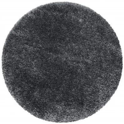 Ayyildiz koberce Kusový koberec Brilliant Shaggy 4200 Grey kruh - 120x120 (průměr) kruh cm