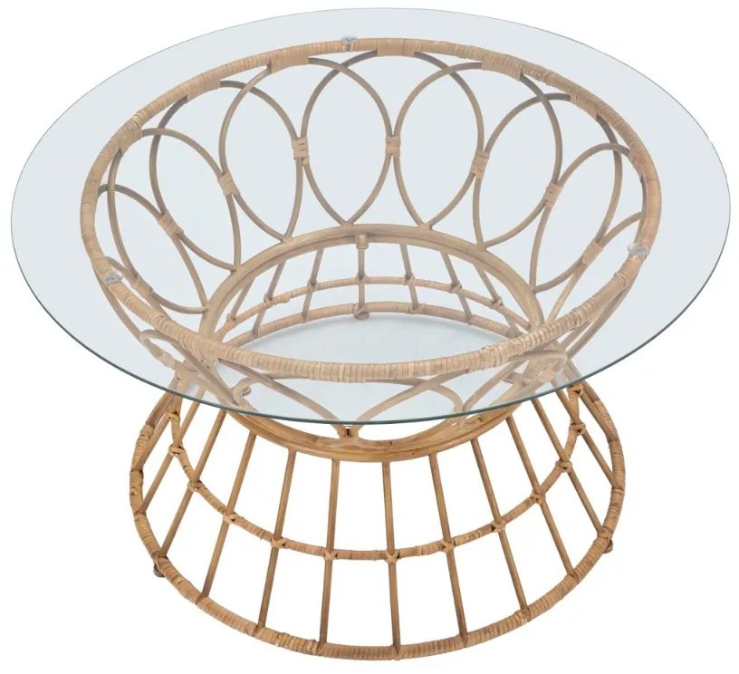 Designový konferenční stolek Gennipha 75 cm hnědý