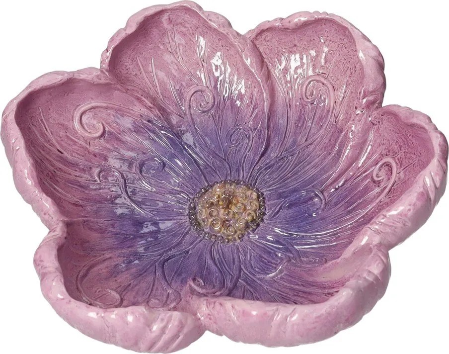 Dekorační tác z polyresinu ø 26 cm Flora – Brandani