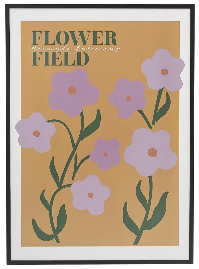 Plakát v rámu 52x72 cm Camelia – Bloomingville