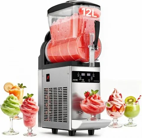 Výrobník mražených nápojů 12 L Komerční Slushy Stroj Margarita Smoothie