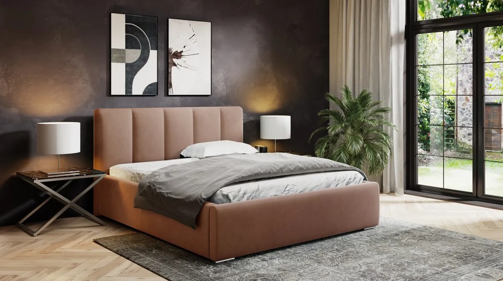 Postel MODEL 08 120x200 starorůžová - MAGIC VELVET 2257