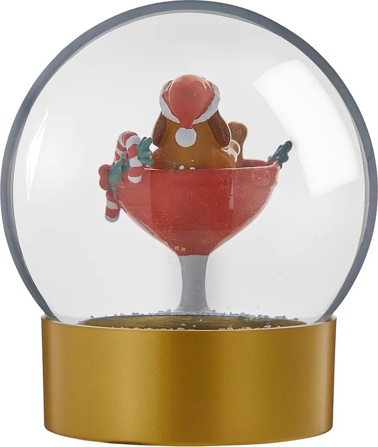 CELEBRATE X-MAS Sněhová koule pes 11 cm
