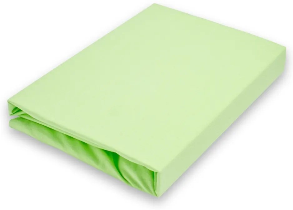 Jersey prostěradlo EXCLUSIVE světle zelené Rozměr: Dětské 60x120