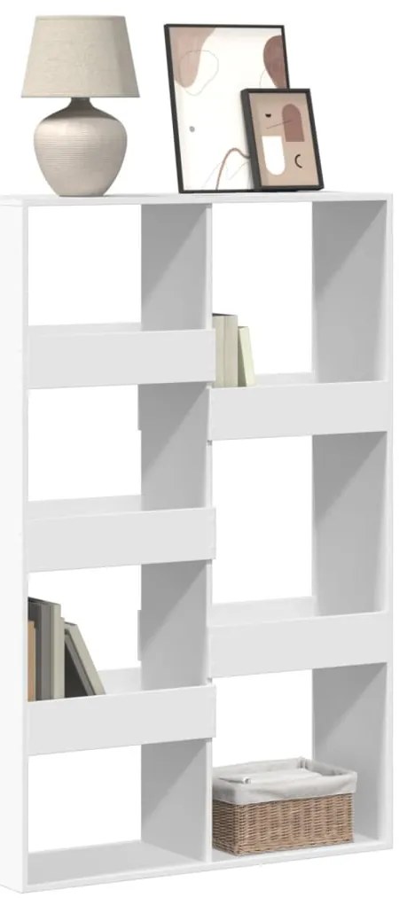Knihovna bílá 100 x 33 x 155,5 cm kompozitní dřevo 3309393