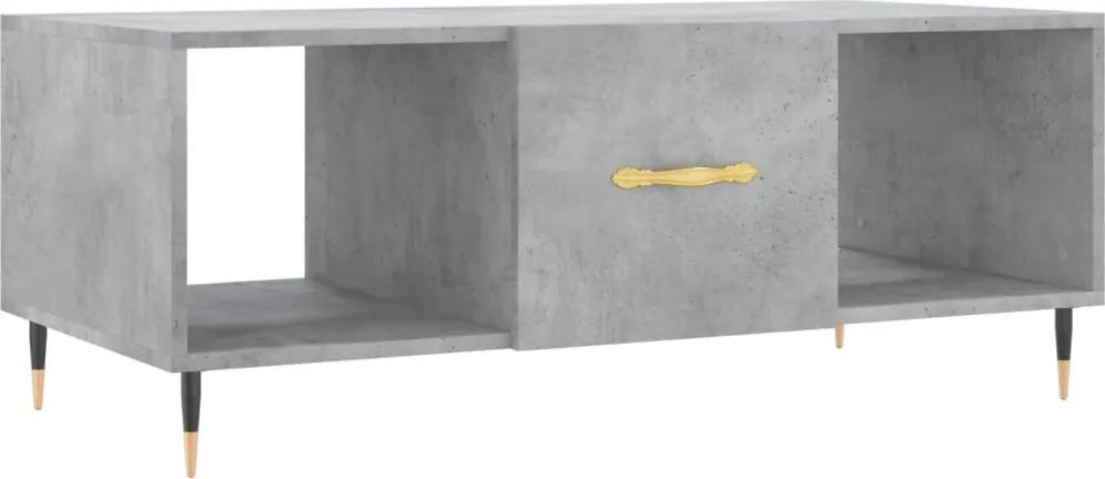 vidaXL Konferenční stolek 102 x 50 x 40 cm kompozitní dřevo [829280] Barva: šedá sonoma