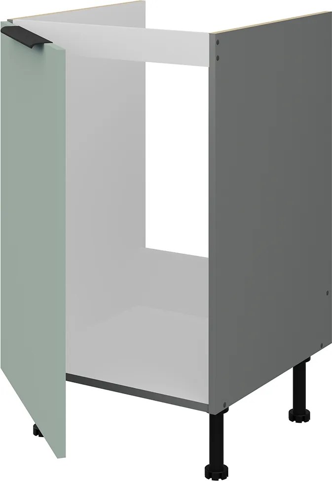 ARIA sa | dolní skříňka 50 ZL 1F dřezová | 50 cm | ANTI FINGERPRINT povrch | antracit/aquamarine