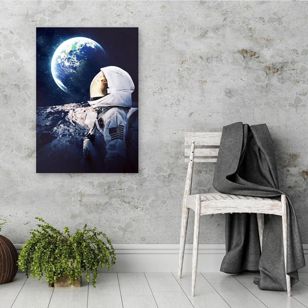 Gario Obraz na plátně Astronaut se dívá na Zemi z vesmíru - Gab Fernando Rozměry: 40 x 60 cm