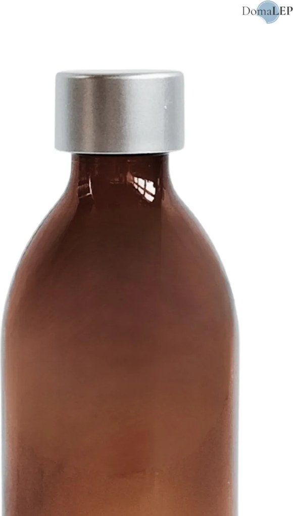 Dávkovač mýdla MONA 250 ml se stříbrným těsnícím uzávěrem