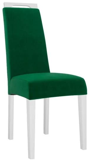 Jídelní židle JK79, Barva dřeva: bílá, Potah: Magic Velvet 2216