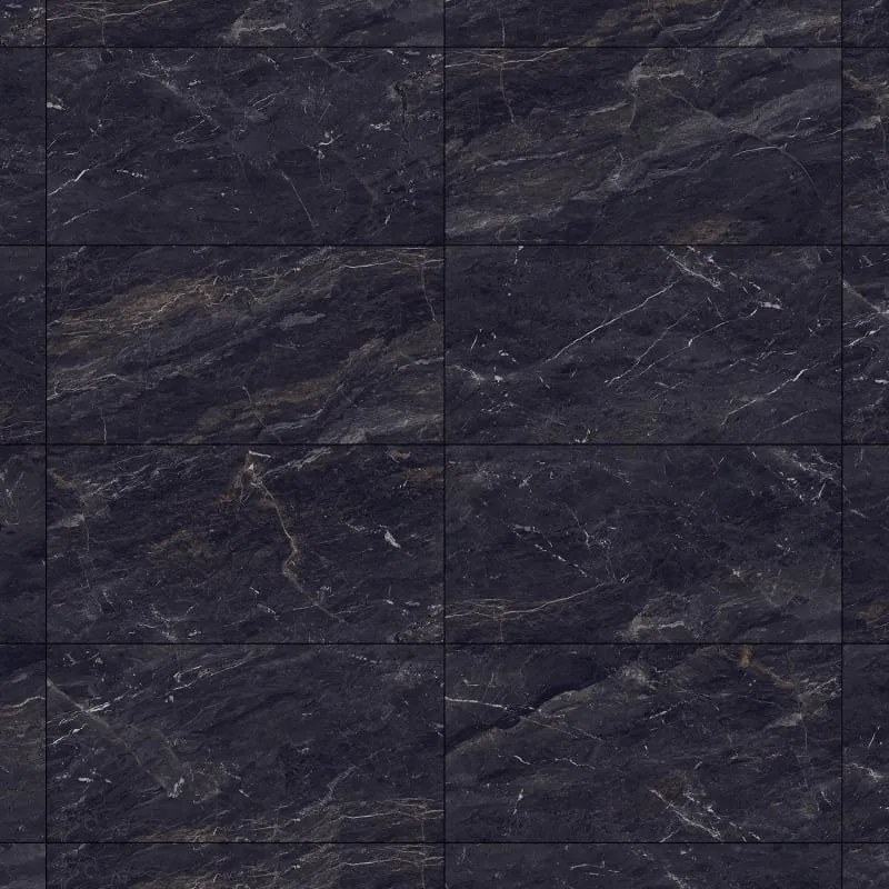 Mexen Sintra Black gres glazovaný rekt. G1, dlaždice podlahová-stěnová 120 x 60 cm, vysoký lesk - TL204-120-060-00