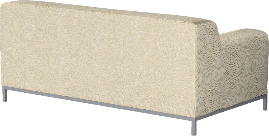 Potah na pohovku IKEA Kramfors 2-místná barva béžová látka lesklé, pletený vzor, vzorované