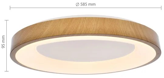 Brilagi - LED Stmívatel. svítidlo DORIA LED/60W/230V 3000-6500K pr. 60 cm + DO
