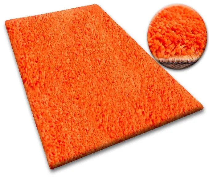 Kusový koberec Iria Shaggy oranžový 200x250